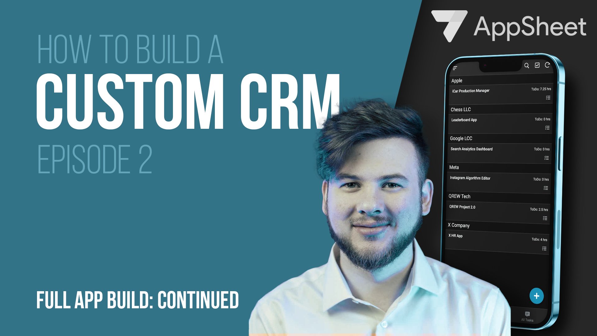 How to build a Custom CRM - Episode 2